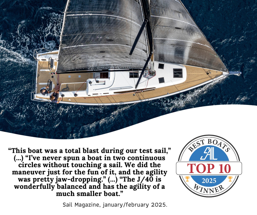 SAIL Magazine Top 10 Best Boats 2025 Winner- J/40