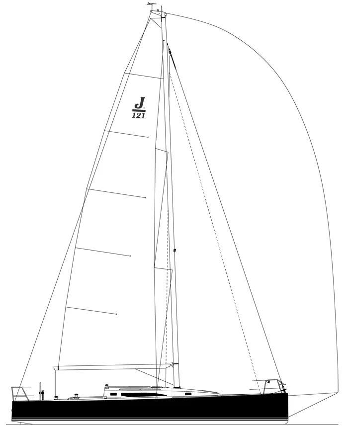 J/121 Offshore High-Performance 41 ft sailboat